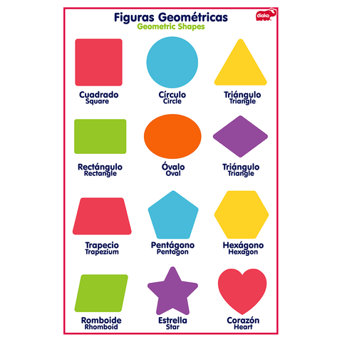 Lámina de los colores y figuras geométricas| Didactimego