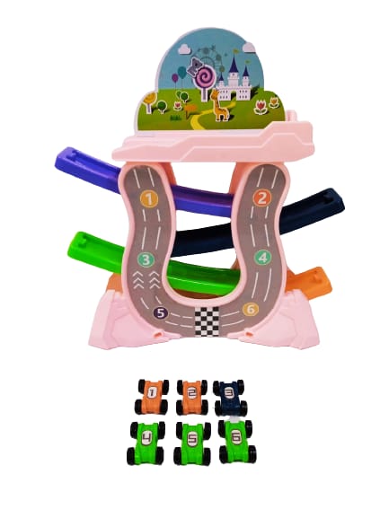 Pista zig zag rosa| Didactimego