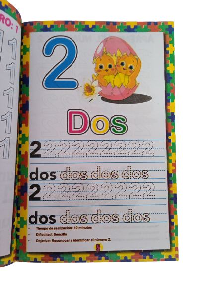 Librito de números| Didactimego