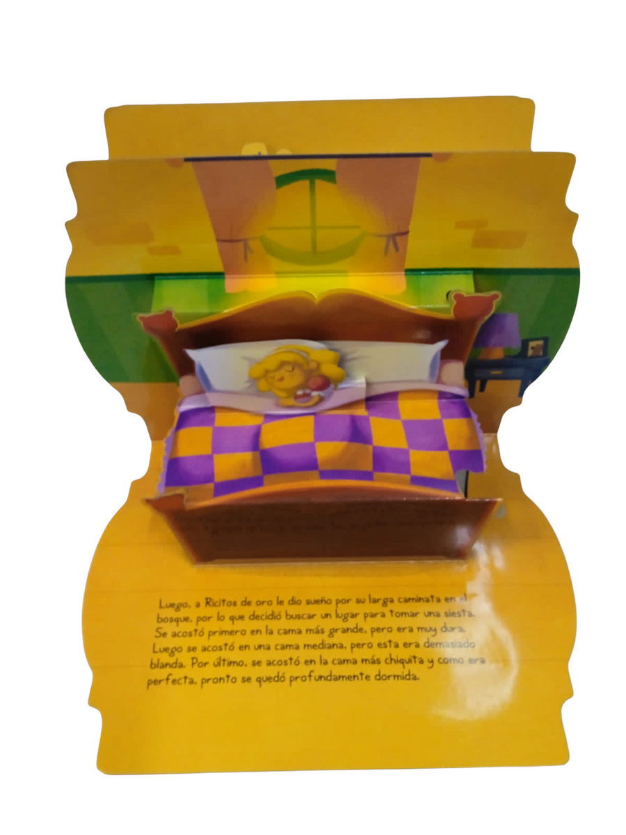 Cuento pop up Ricitos de oro| Didactimego